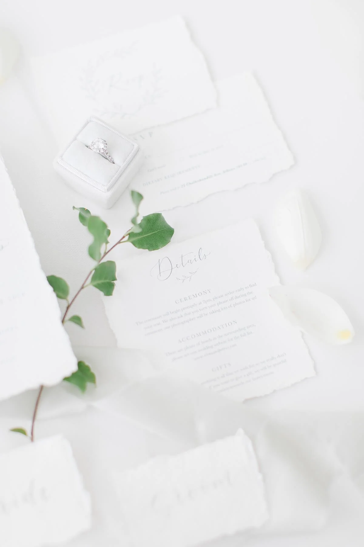 How To Choose The Perfect Stationery For Your Wedding — Olive & Millicent