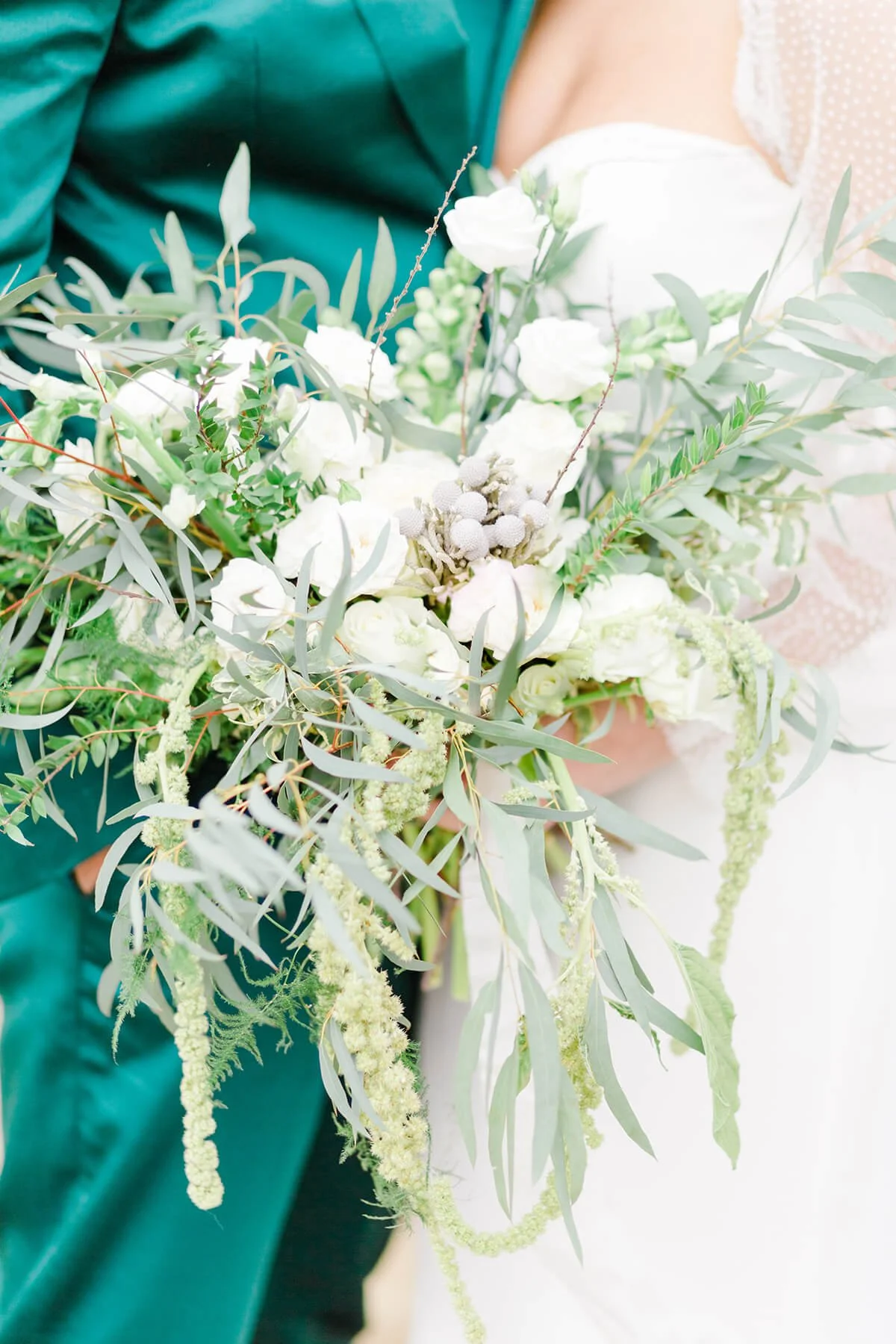 Green and White Winter Wedding Inspiration at Rushton Hall — Olive ...