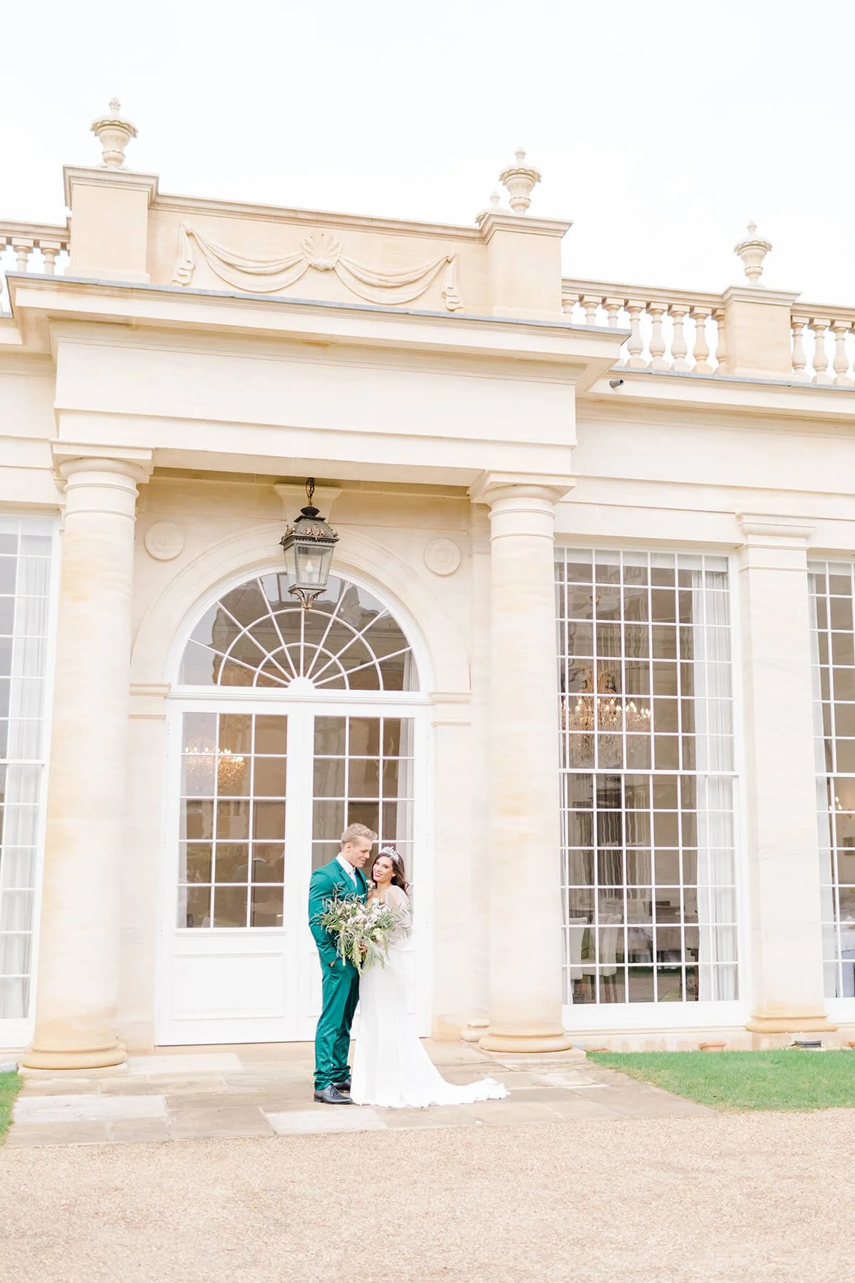 Green and White Winter Wedding Inspiration at Rushton Hall — Olive ...