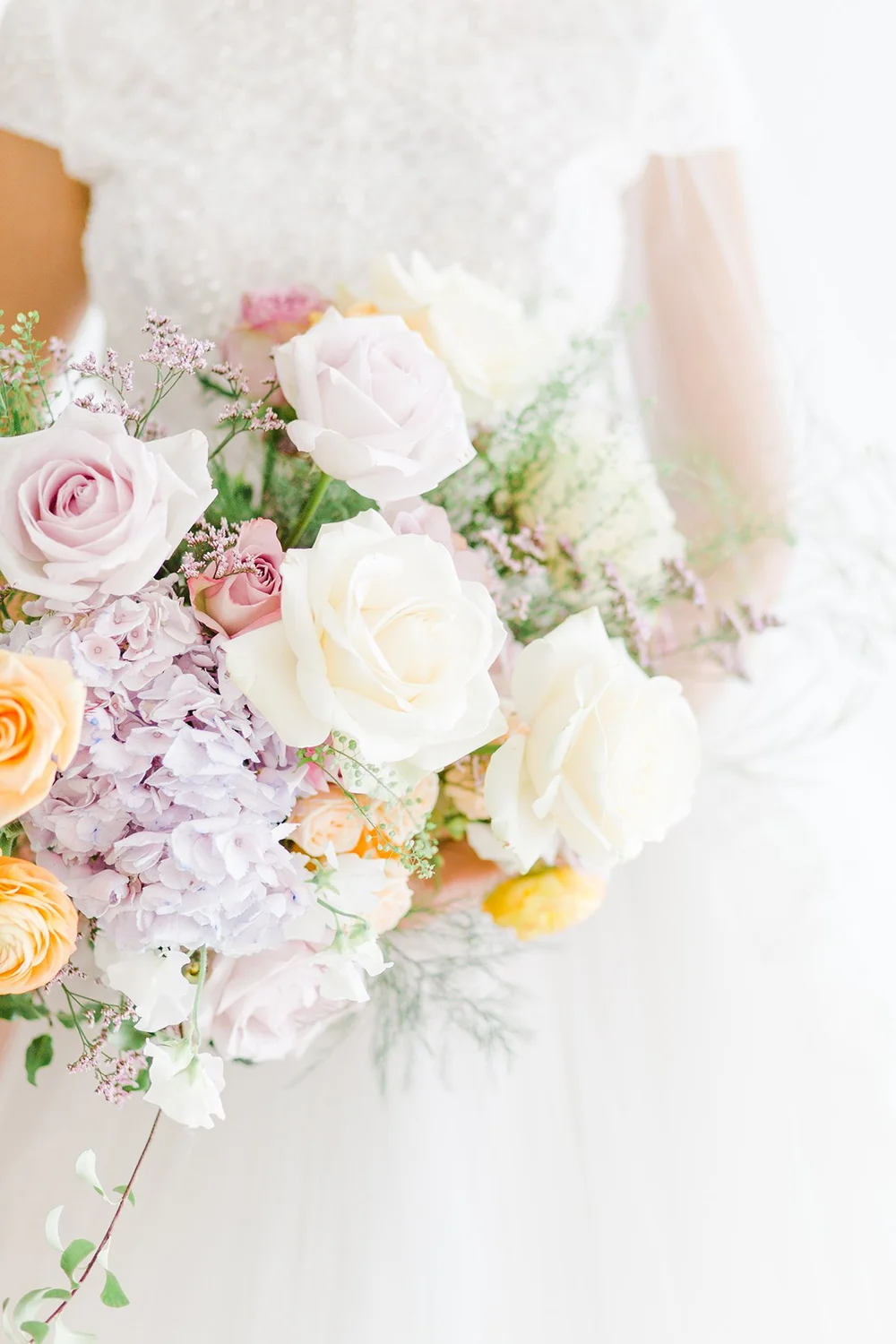 Lilac and Peach Regal Wedding Inspiration — Olive & Millicent