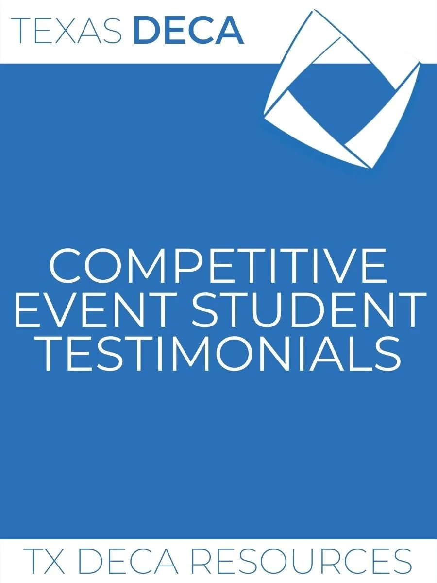 Competition Resources — Texas DECA