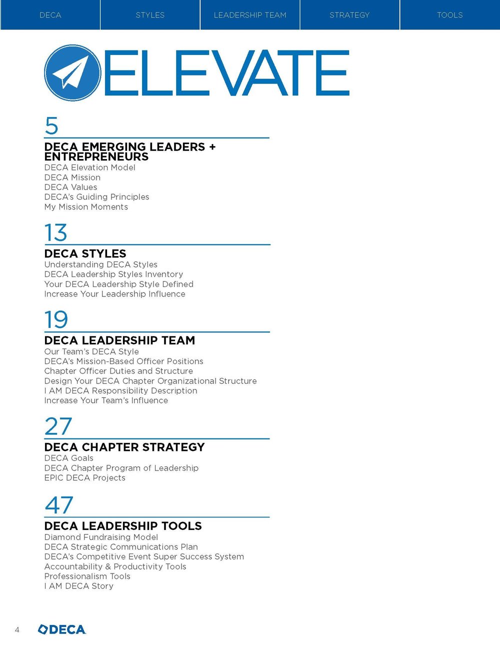 DECA Elevate — Texas DECA