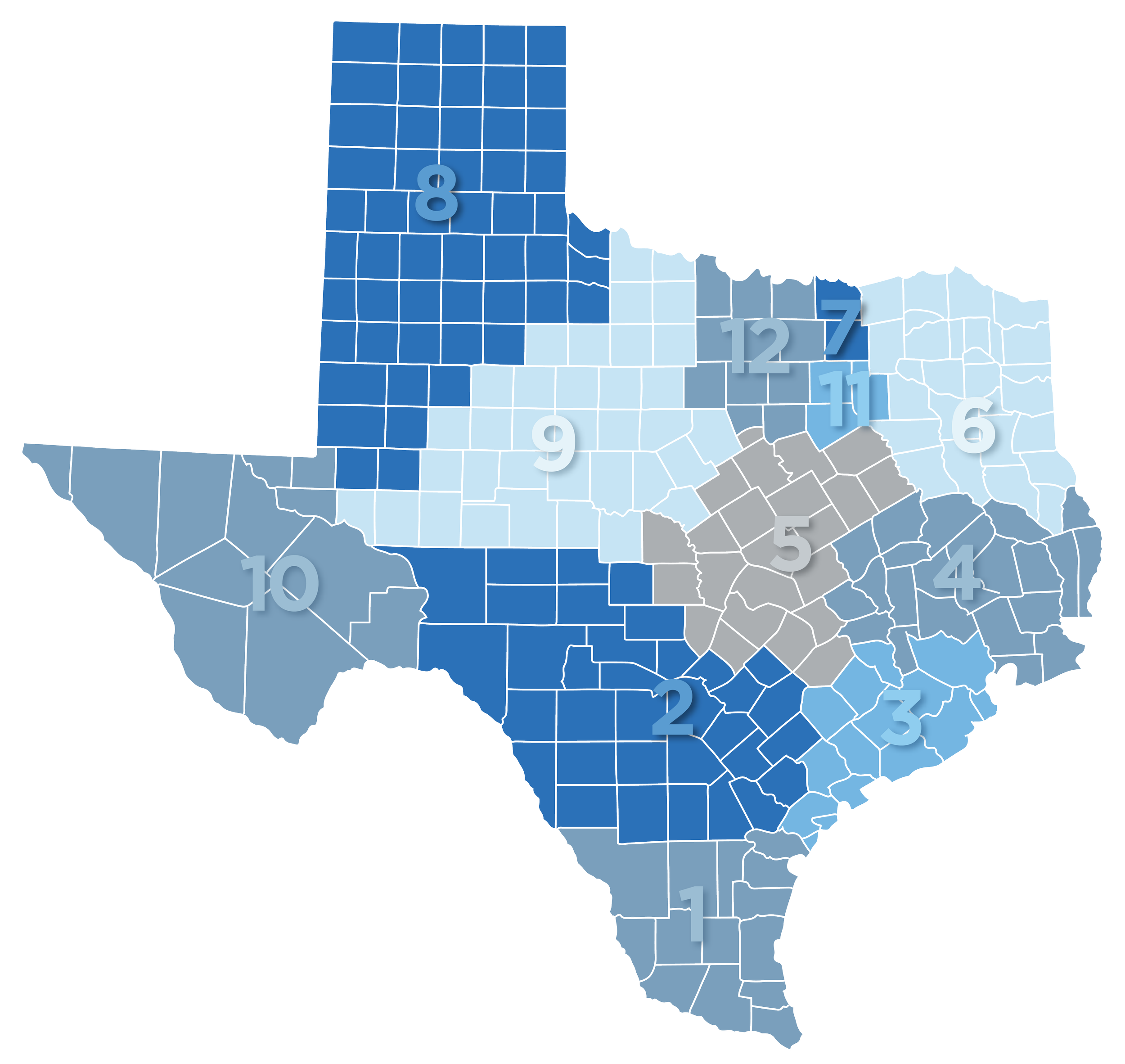 Texas DECA Districts — Texas DECA