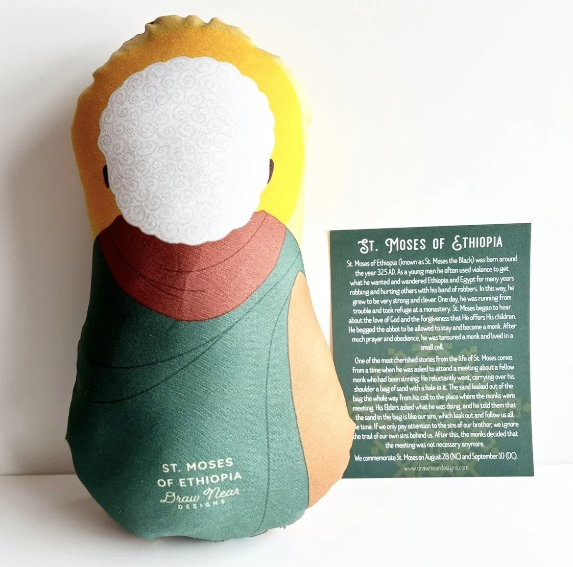 St. Moses of Ethiopia Doll — Draw Near Designs