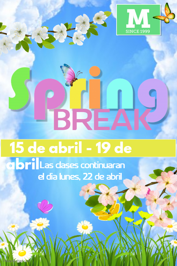 Happy Spring Break! / ¡Feliz Receso de Primavera! — Meridian Public ...