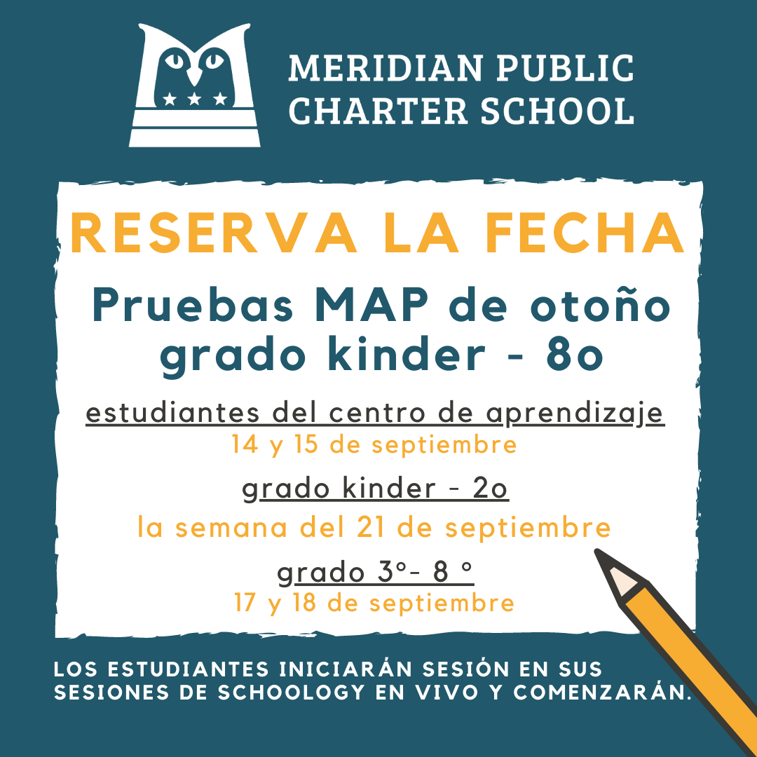 Fall MAP Testing — Meridian Public Charter School