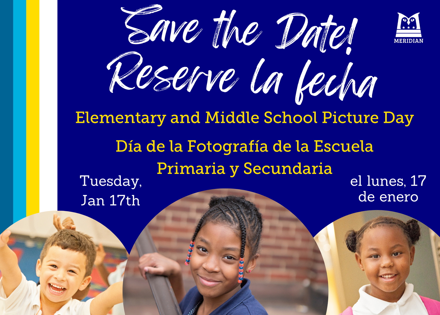Picture Day Reminder / Recordatorio del día de la imagen — Meridian ...