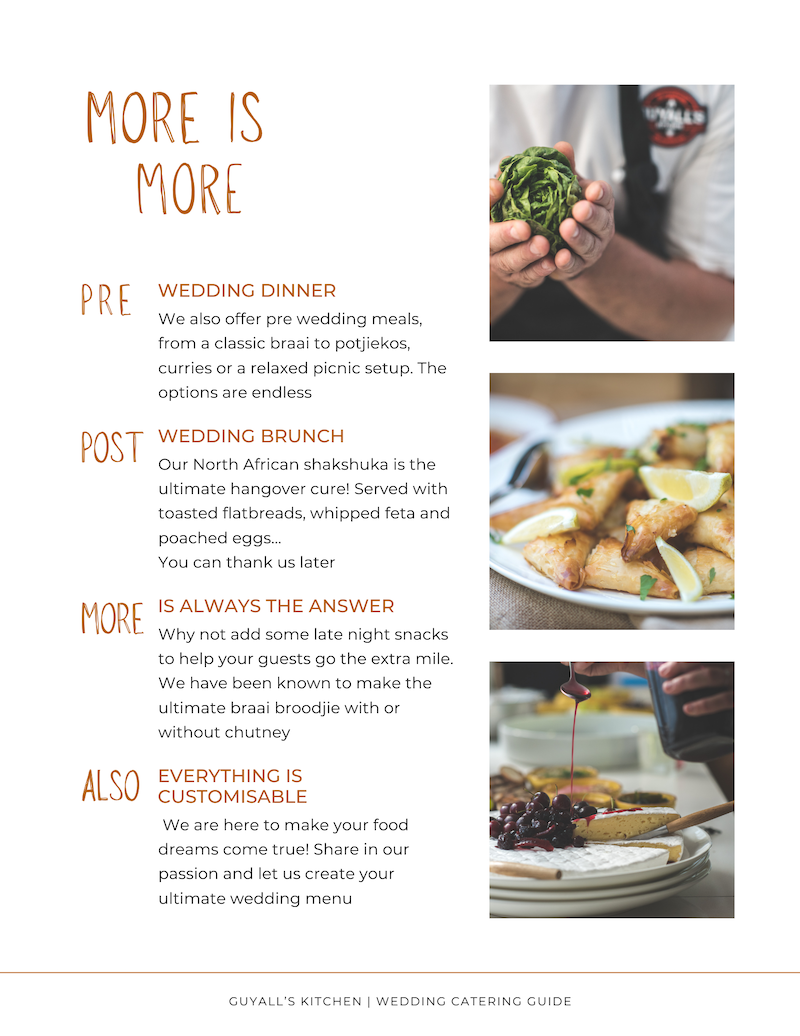 Wedding Catering Guide — Guyall's Kitchen