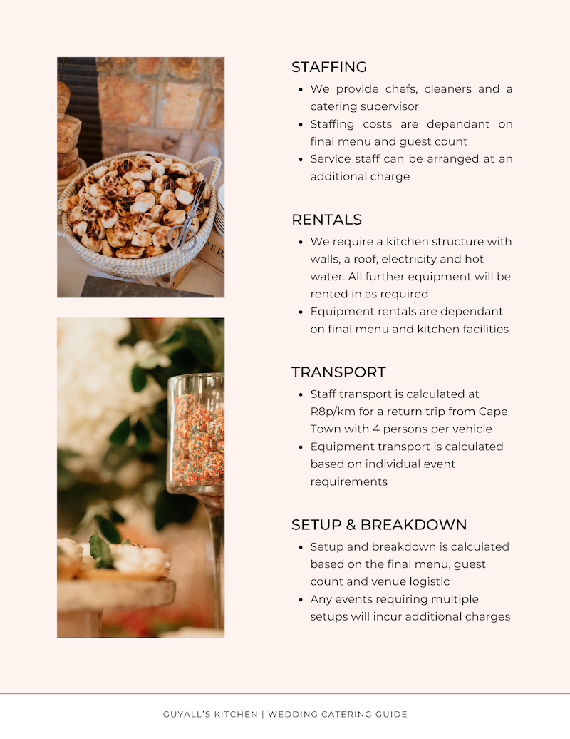 Wedding Catering Guide — Guyall's Kitchen