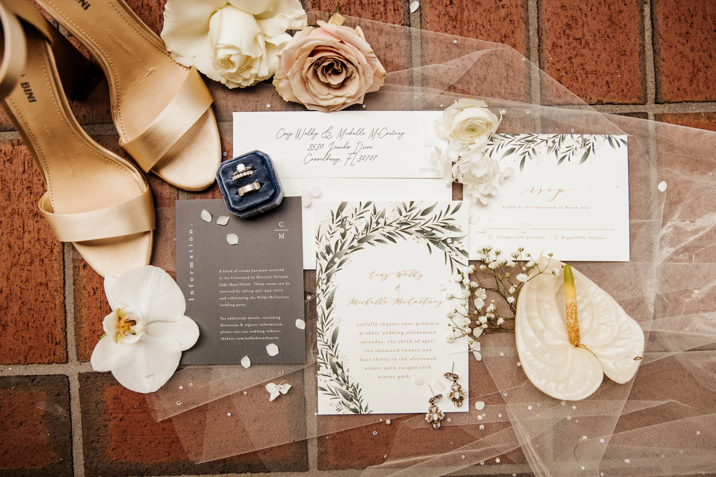 Wedding at The Winter Park Racquet Club | The Bridal Finery