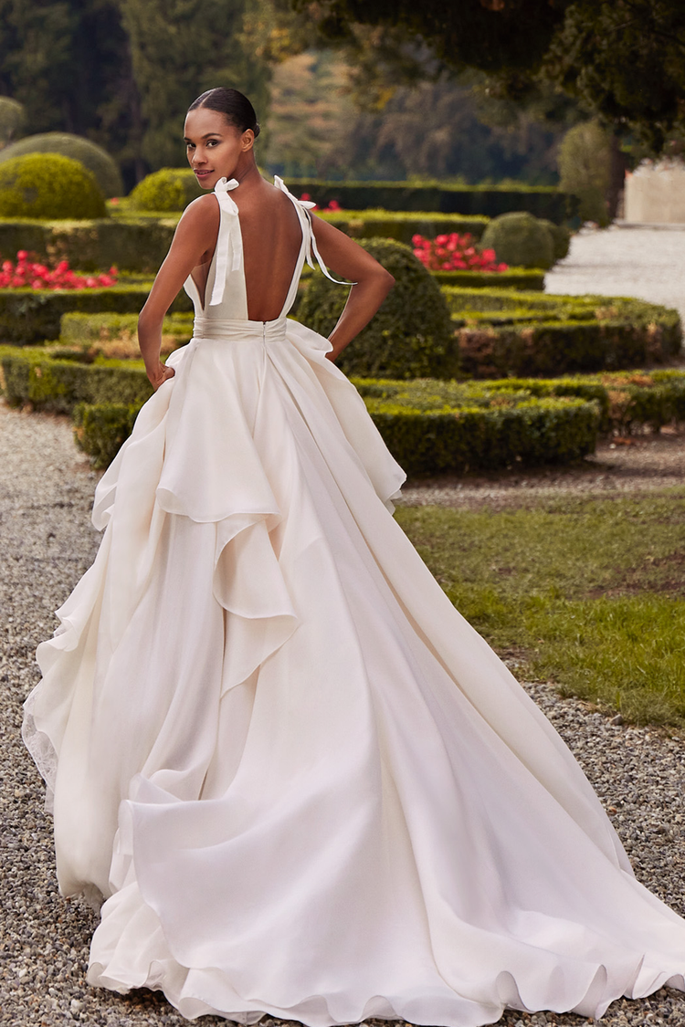Ines Di Santo Sen Lace Sleeved Wedding Dress at Orlando Bridal Shop ...