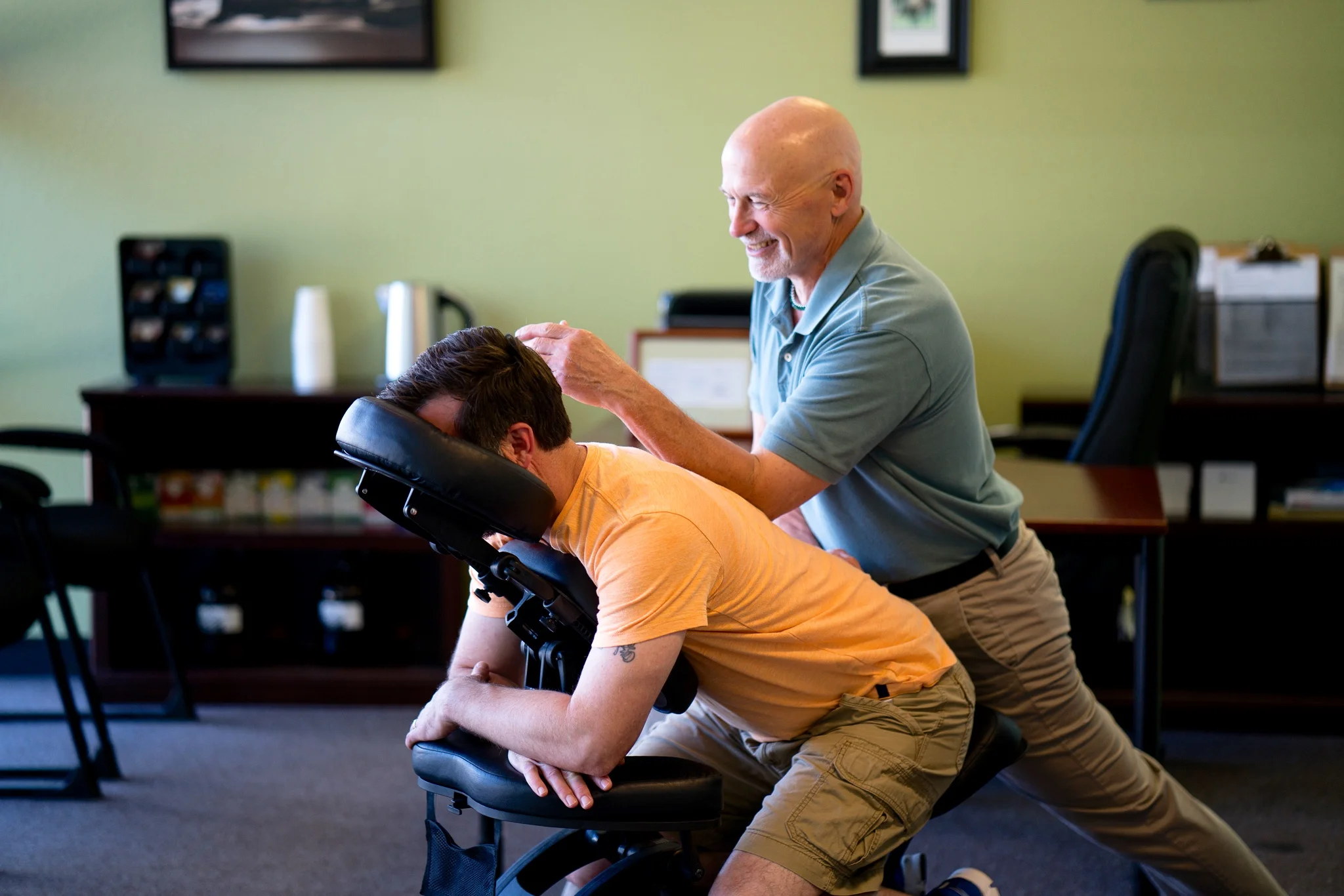 Chair Massage — Therapeutic Bodywork
