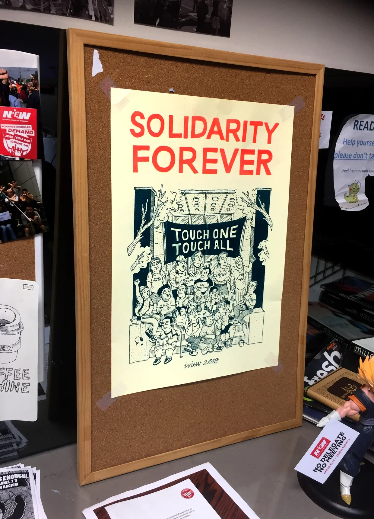 worker + union art — sam wallman