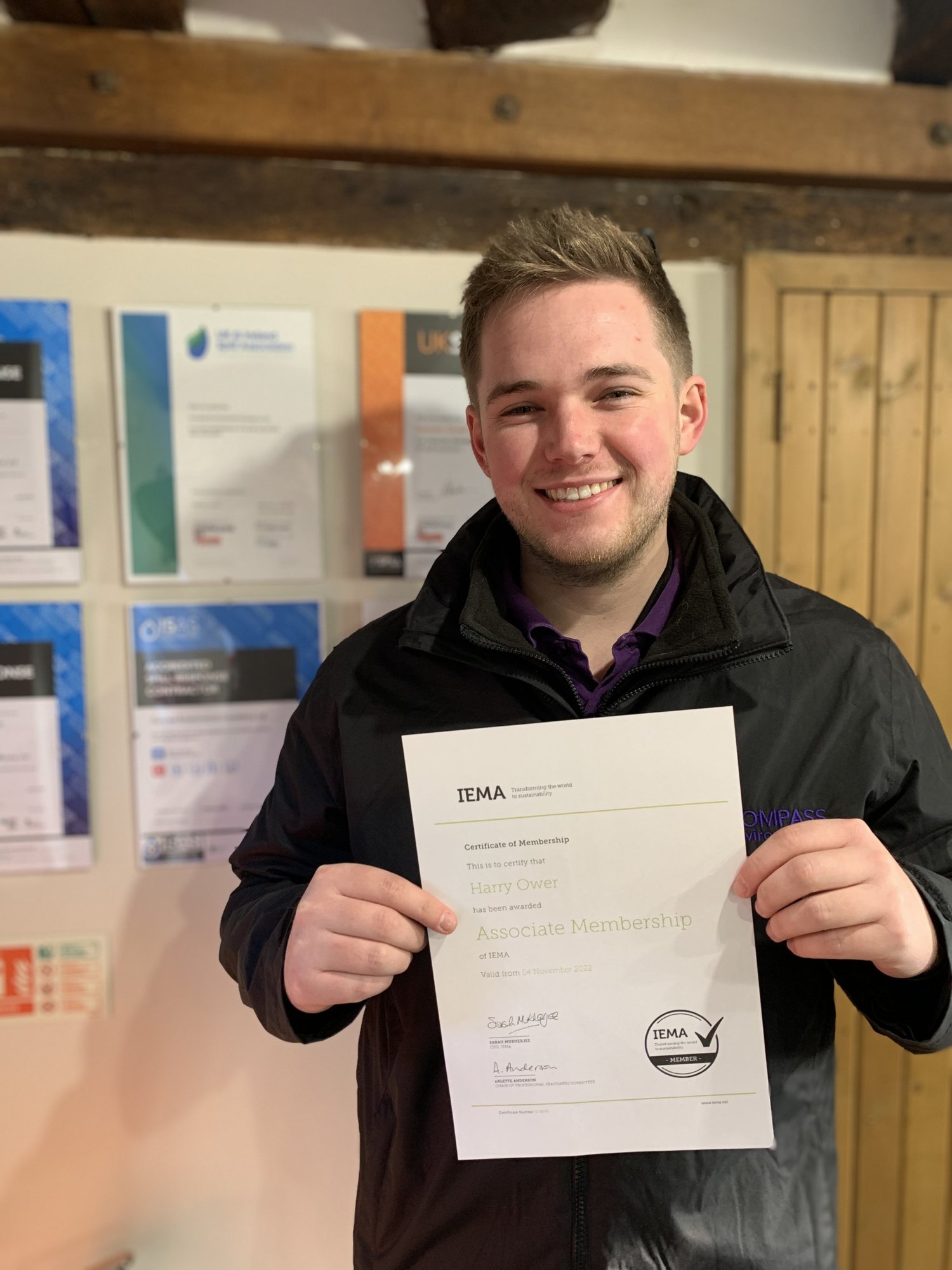 Our latest IEMA Member! — Compass