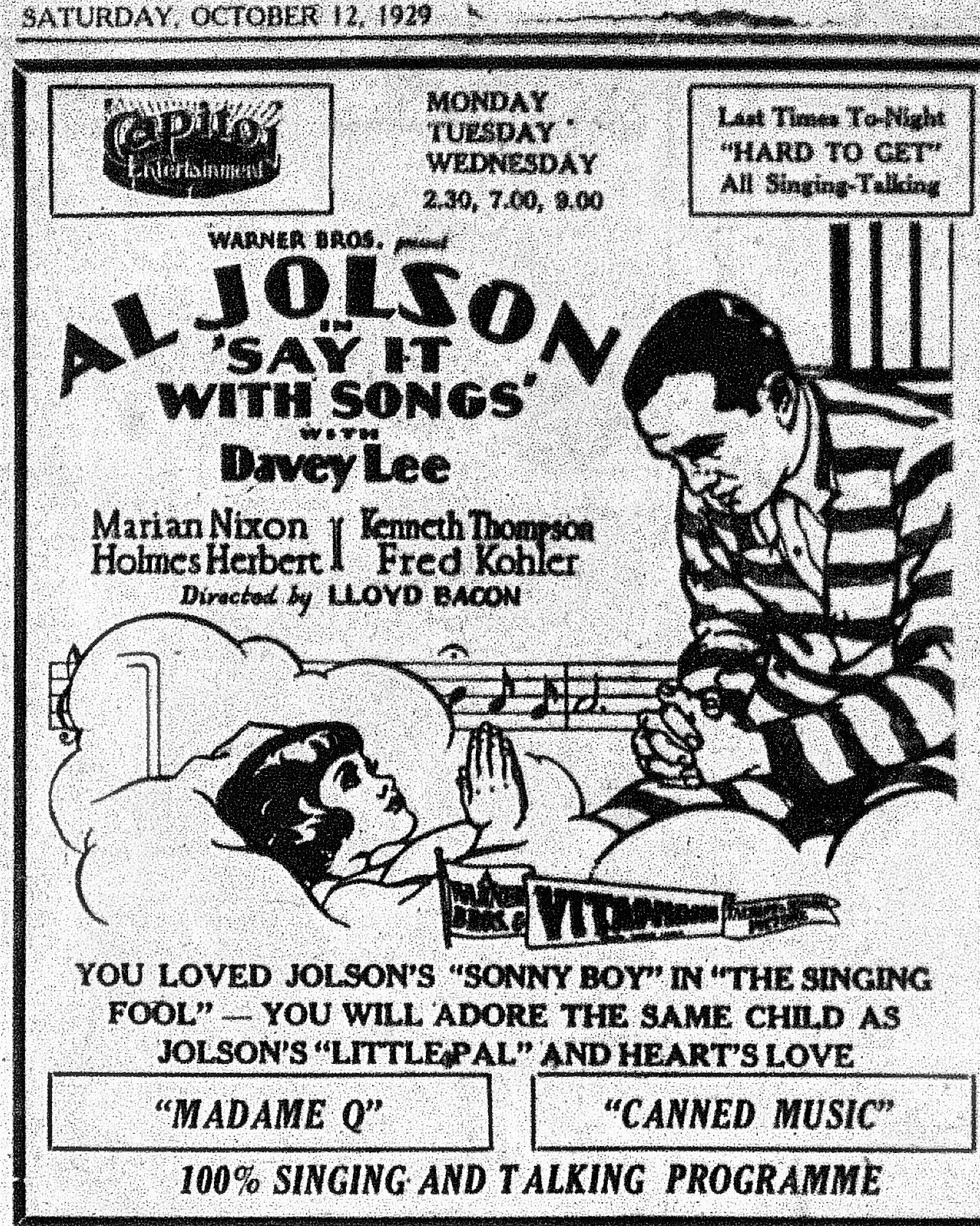 The 1930s: Talkies and the Great Depression — A Peterborough Movie ...