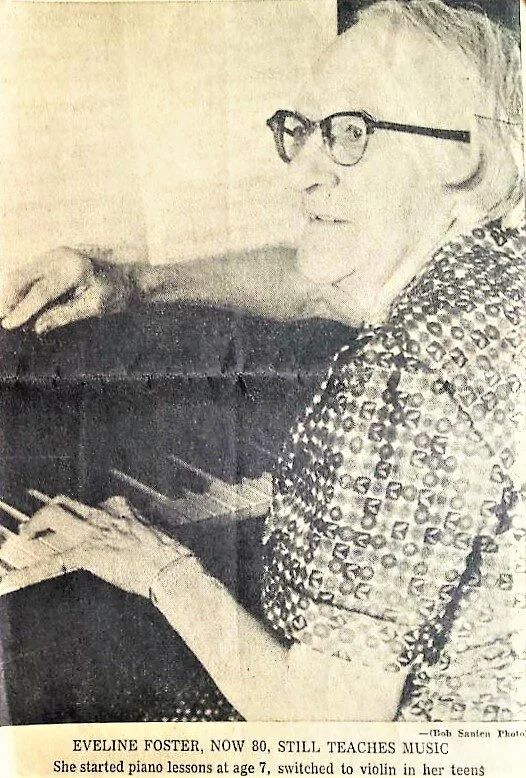 The Long and Splendid Musical Era of Mrs. Eveline Mary Foster — A ...