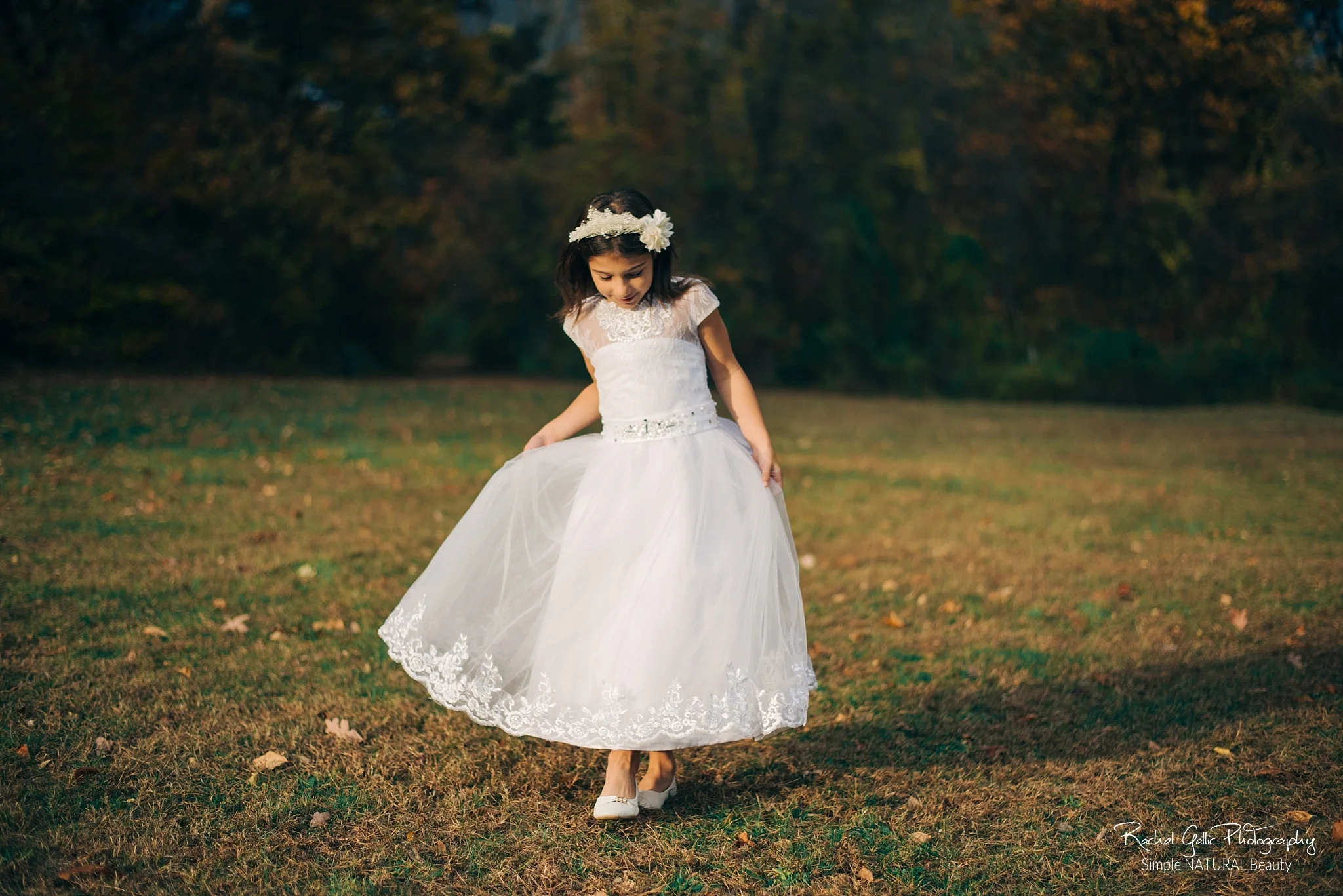 Dreamy Forest First Communion Shoot — Rachel Gallic Photography