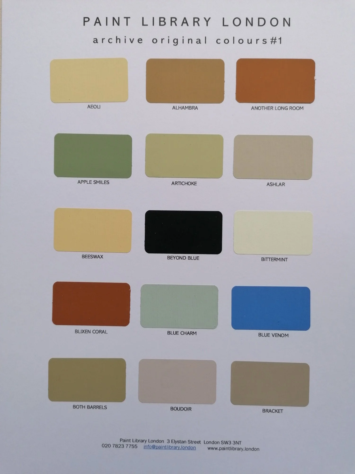 PAINT LIBRARY LONDON