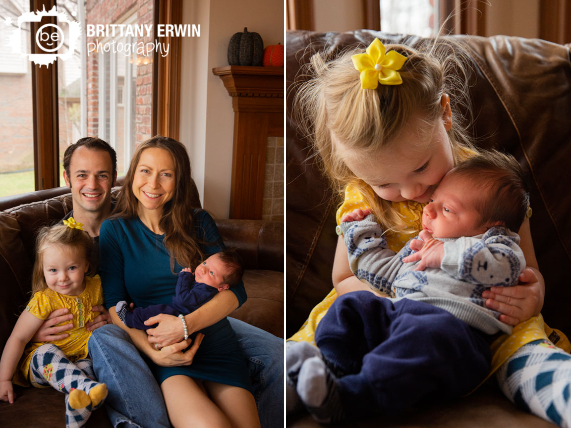 Joe + Gretchen = 4! | In home newborn photographer — Brittany Erwin ...