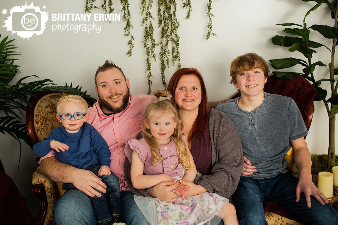 Chasteen Family at the Nerdy Fox Rentals portrait studio — Brittany Erwin Photography