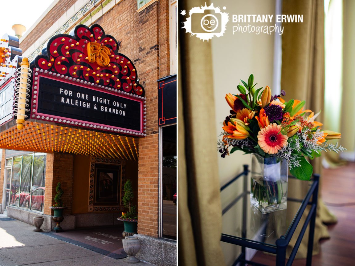 Kaleigh + Brandon = Married! | Fountain Square Theatre wedding ...