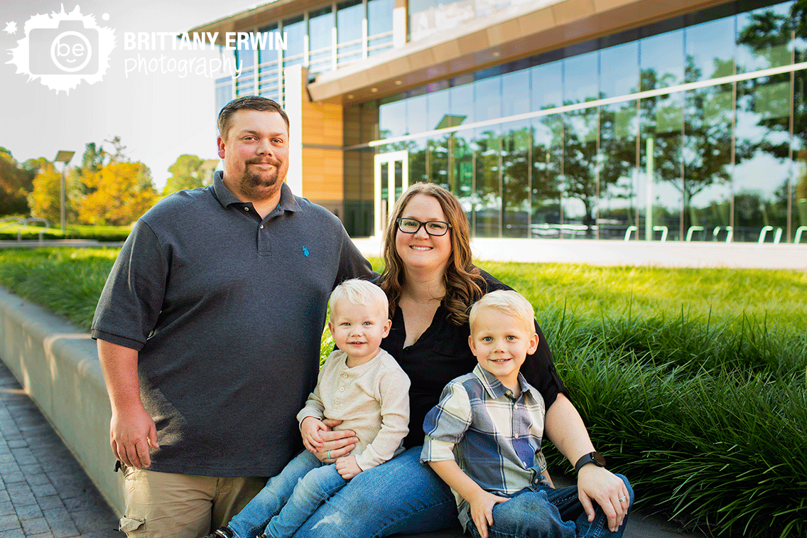 Mills Family | Downtown Fall family portrait photographer — Brittany ...