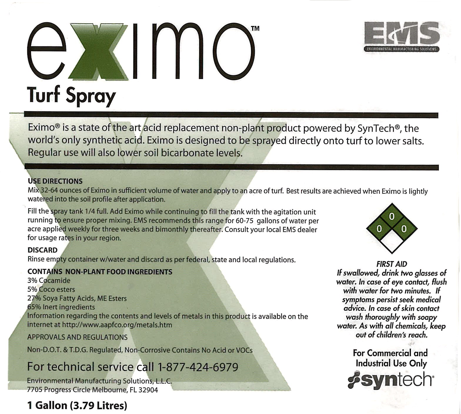 Eximo — Sigma Organics Inc.