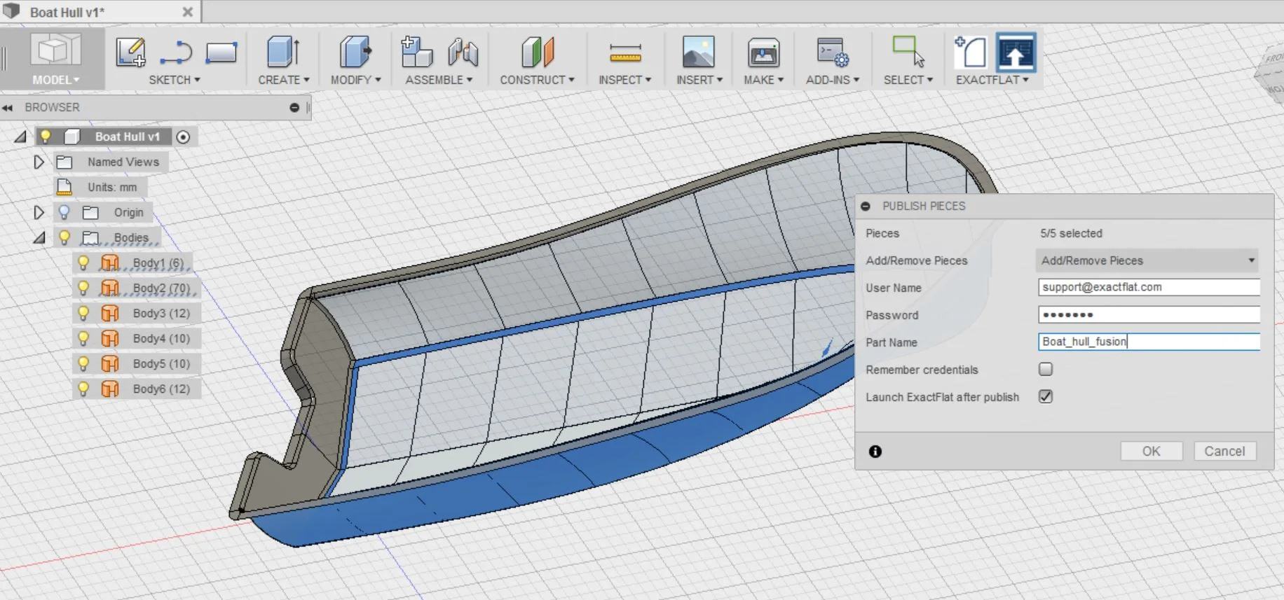 Pattern in Minutes - Aluminum Boat Hull. — Digital Patterning for ...