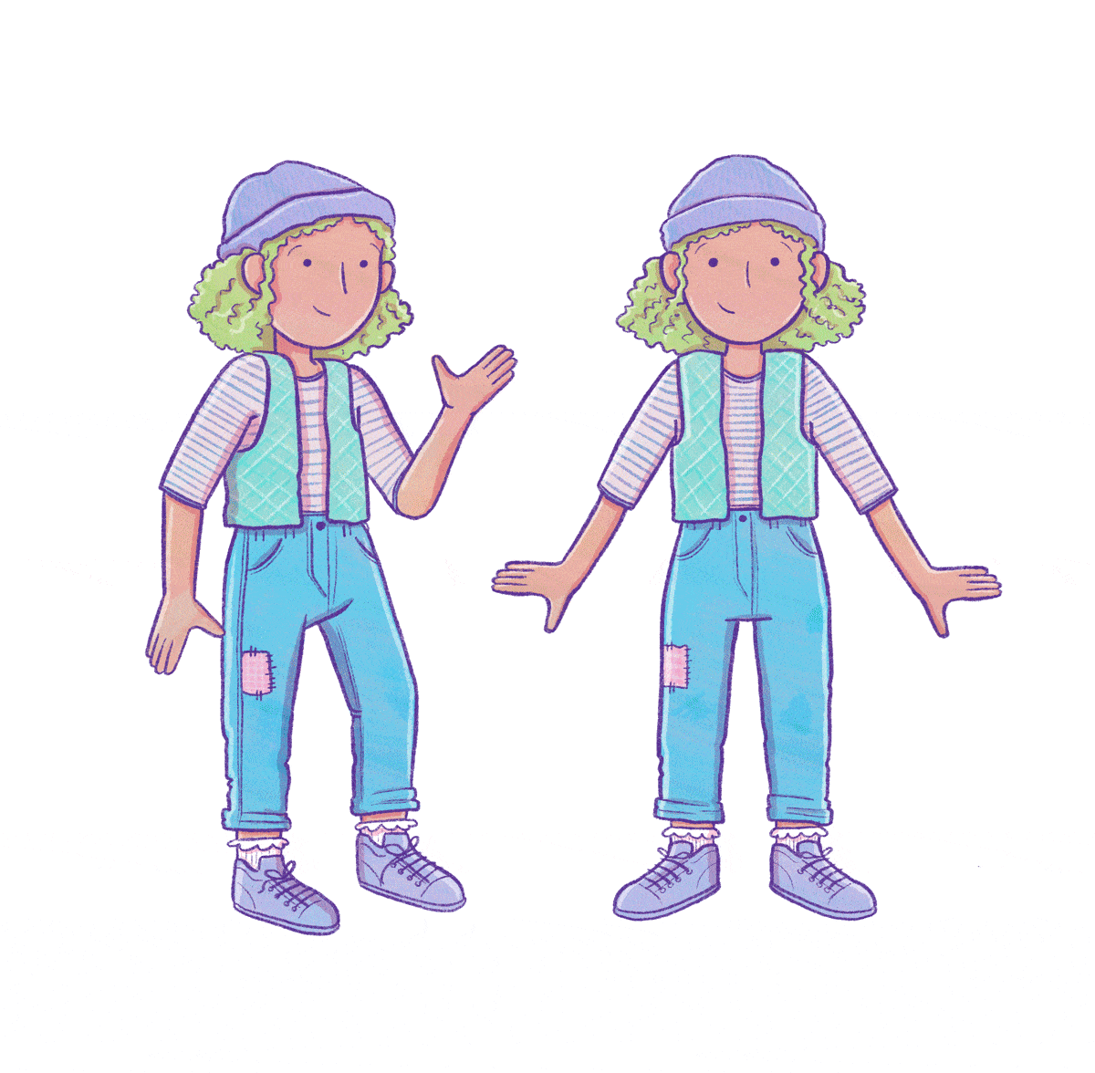 Paper Doll Character Design — Lisa McHugo Illustrations