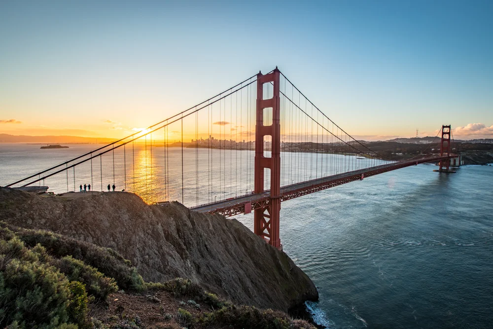 Golden Gate Bridge Sunrise