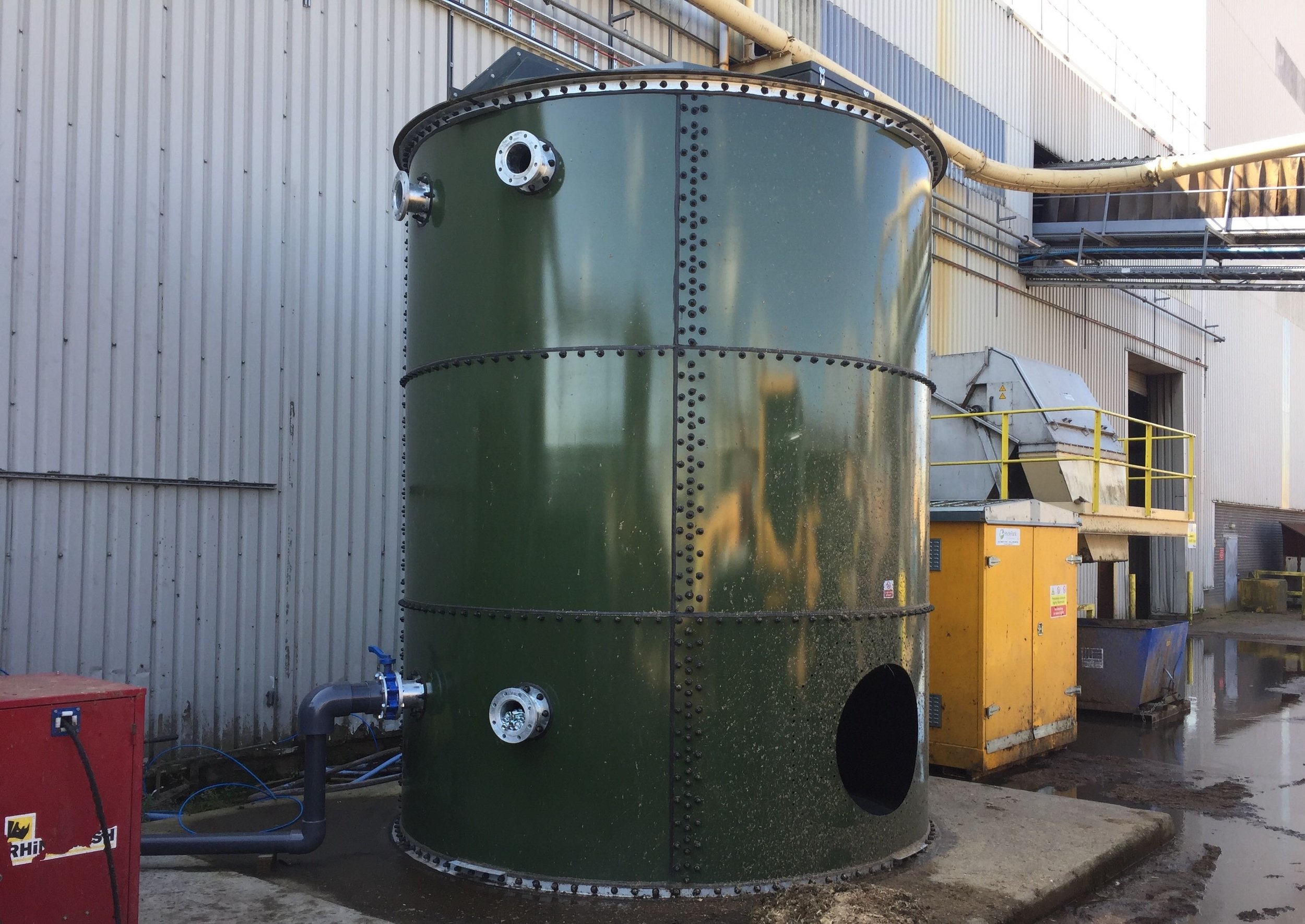 Filtrate Tank Installation - DHMO