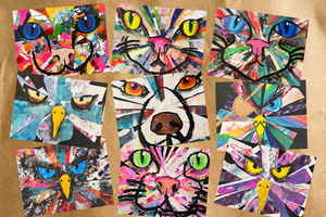 Animal Collage Art Lesson — Amy Ward Creates