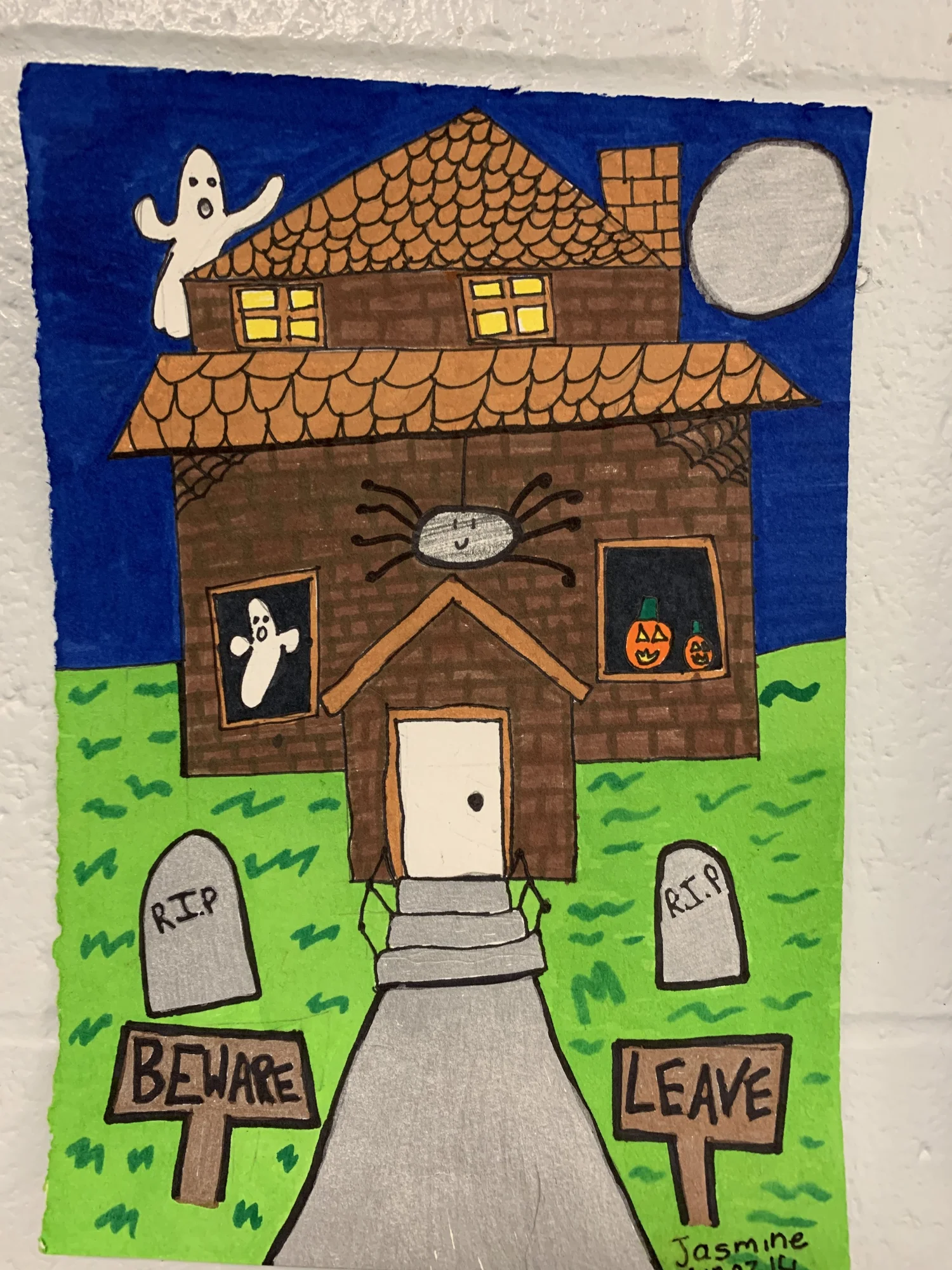 Haunted House Art Project for Kids — Amy Ward Creates