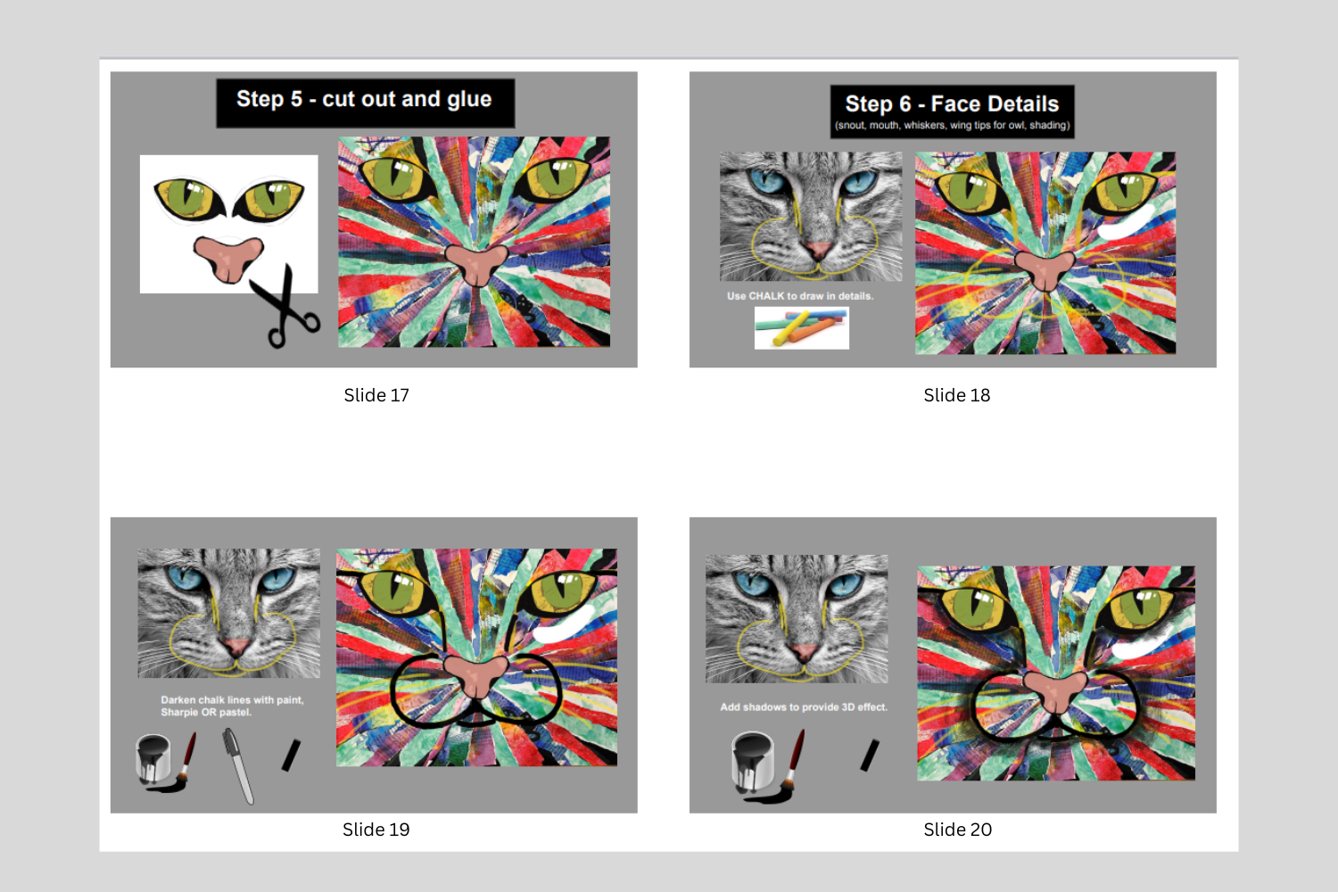 Animal Collage Art Lesson — Amy Ward Creates