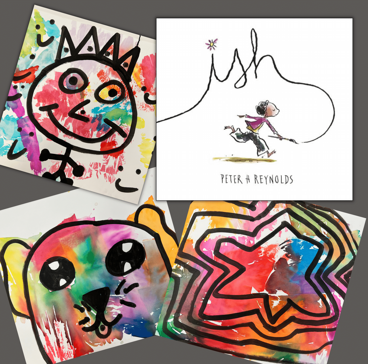 Ish Paintings - Painting with Paper — Amy Ward Creates