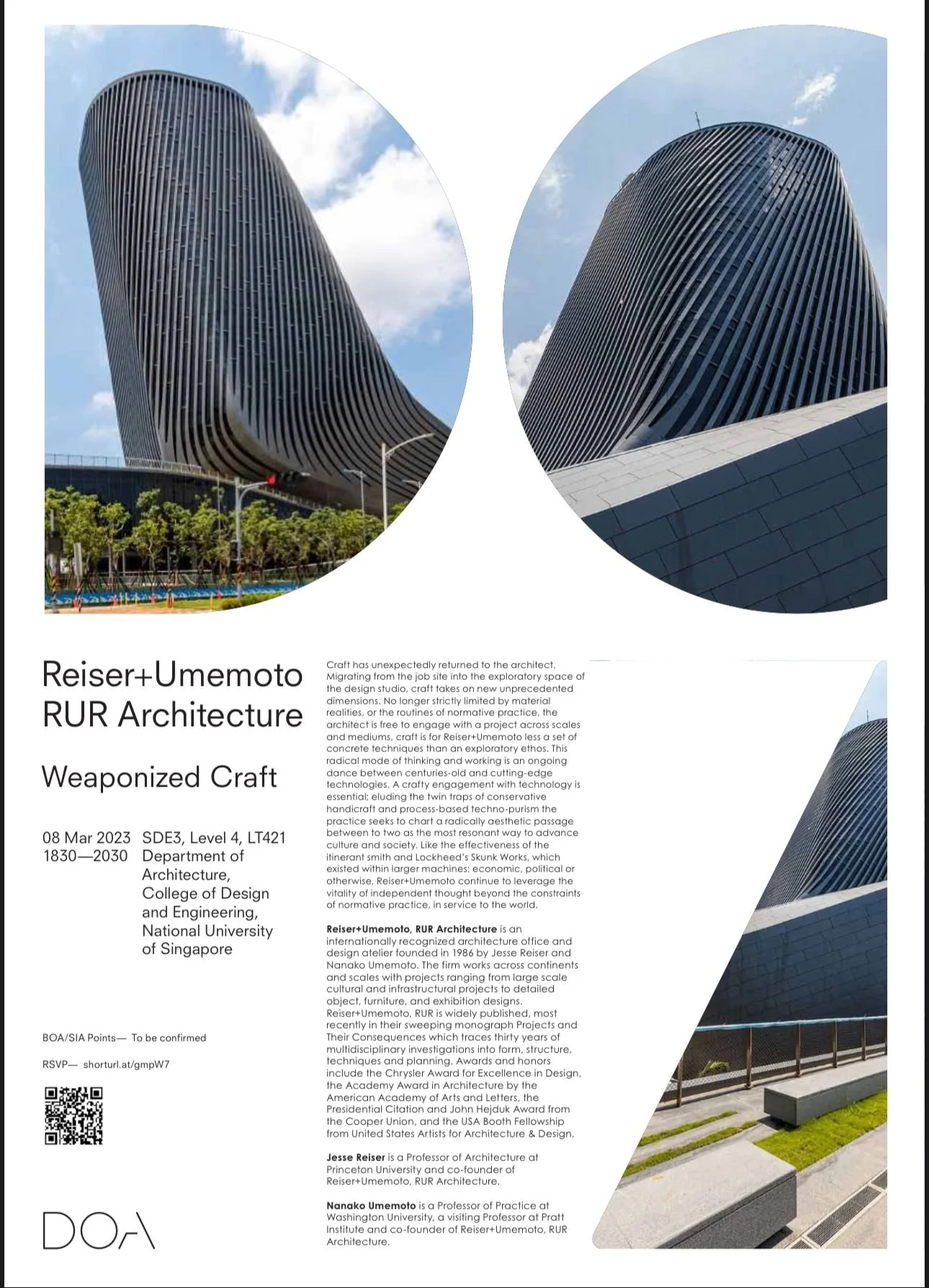 AIA Intl Singapore/ NUS - Reiser+Umemoto RUR Architecture - Weaponized ...