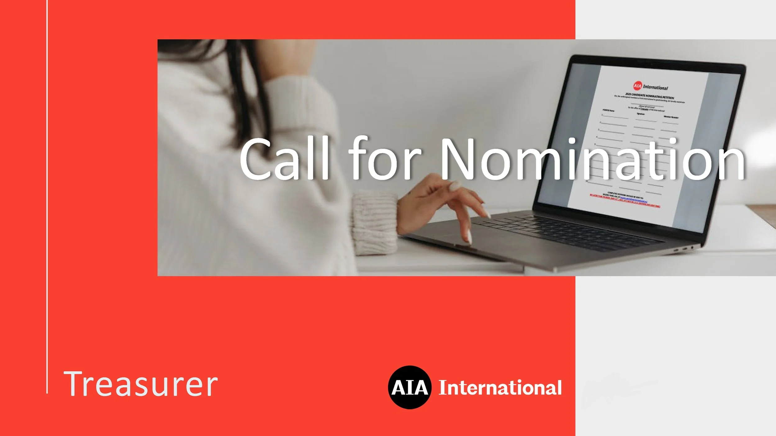 Treasurer 2026-2027 – Call for Nominations - Deadline Extended to ...