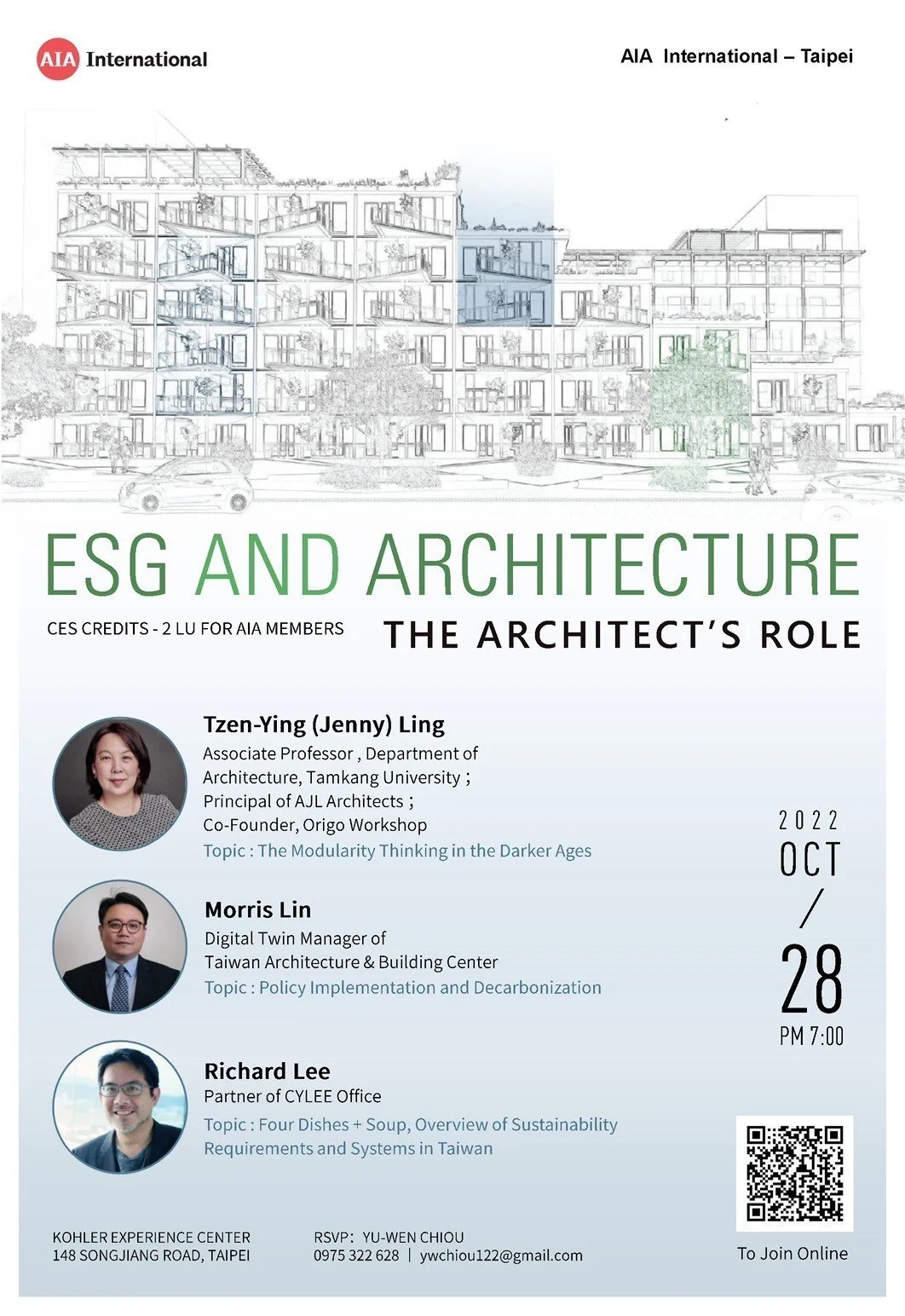 AIA Intl Taipei - ESG and Architecture- the Architect’s Role — AIA ...