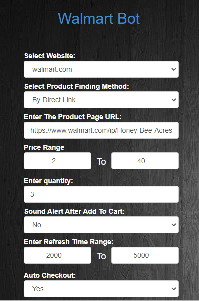 Walmart Bot — Most Advanced Bot