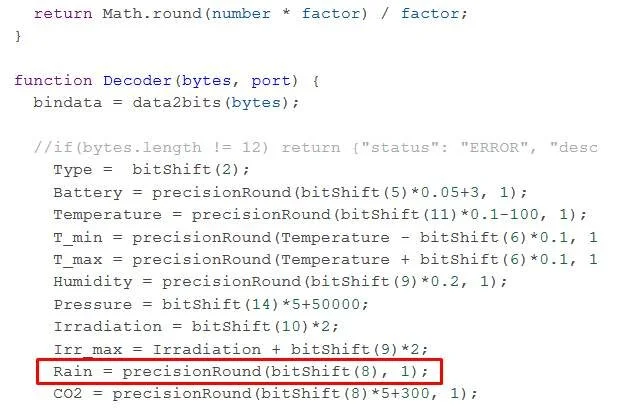 Changing the rain gauge resolution: decoding the MeteoHelix® message ...