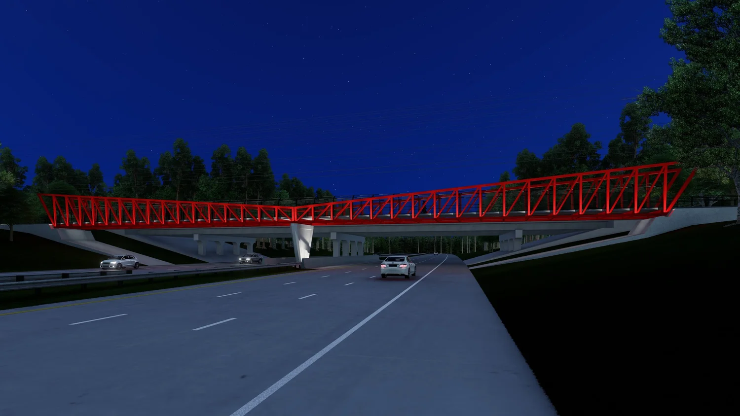 Blue Ridge Pedestrian Bridge