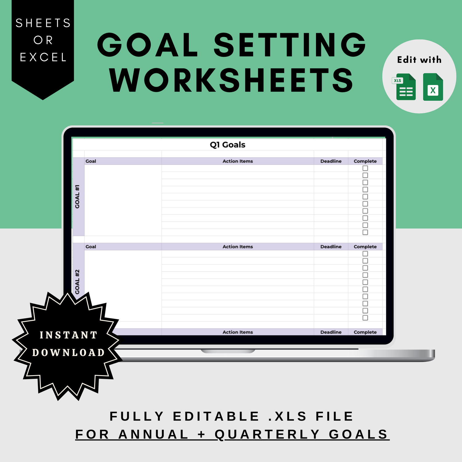 Vision to Goals Workbook - Vision and Goal Setting Template — Hatch Tribe