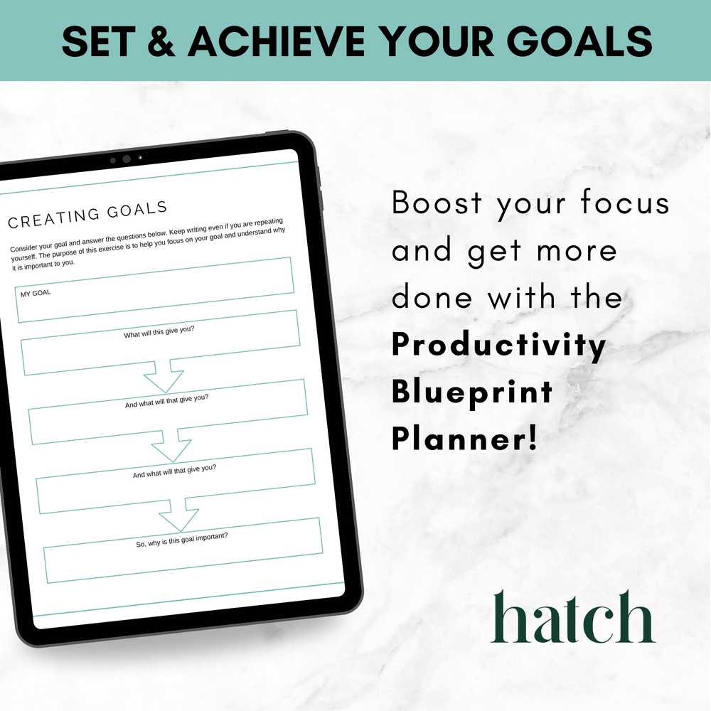 Vision to Goals Workbook - Vision and Goal Setting Template — Hatch Tribe