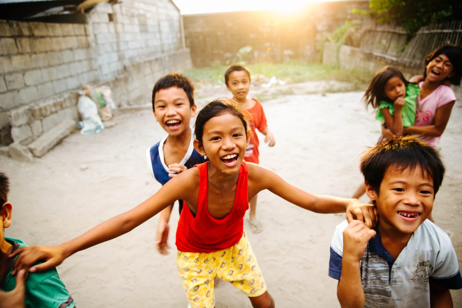 Filipino Children Playing