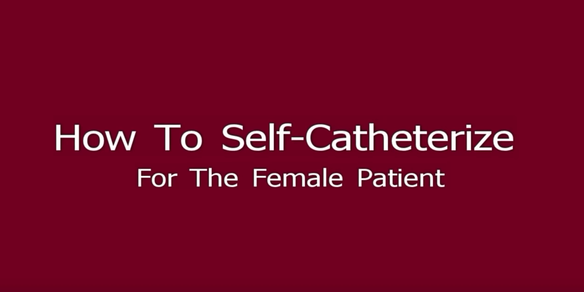 Have To Use A Catheter? Don't Panic!