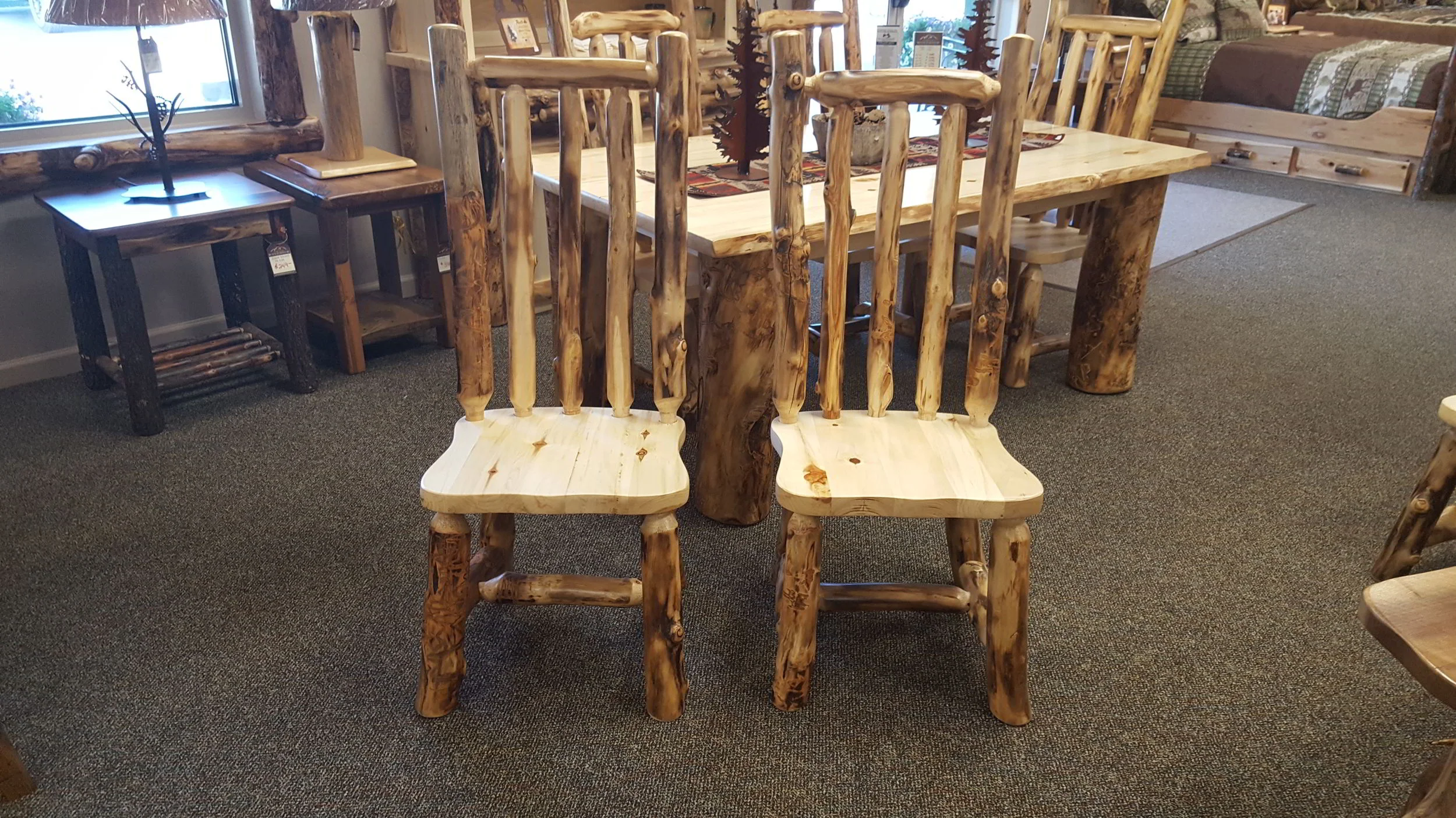 Aspen Log Furniture Collection — EZ Mountain Rustic Furniture
