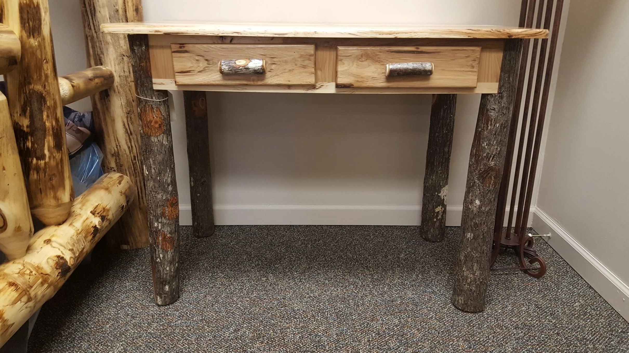 Hickory Desk — EZ Mountain Rustic Furniture