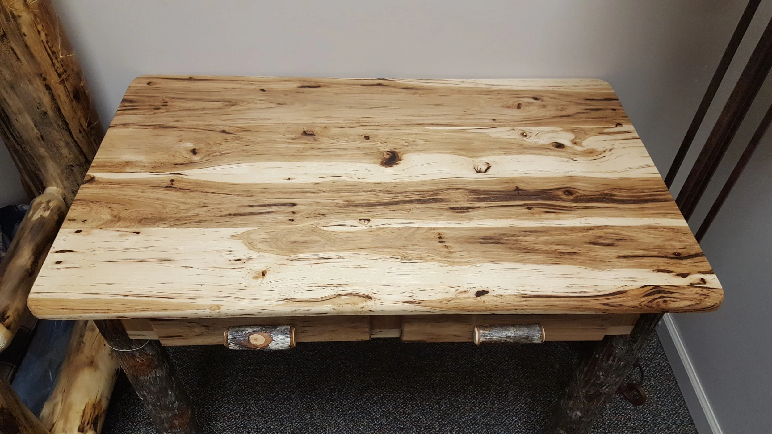 Hickory Desk — EZ Mountain Rustic Furniture