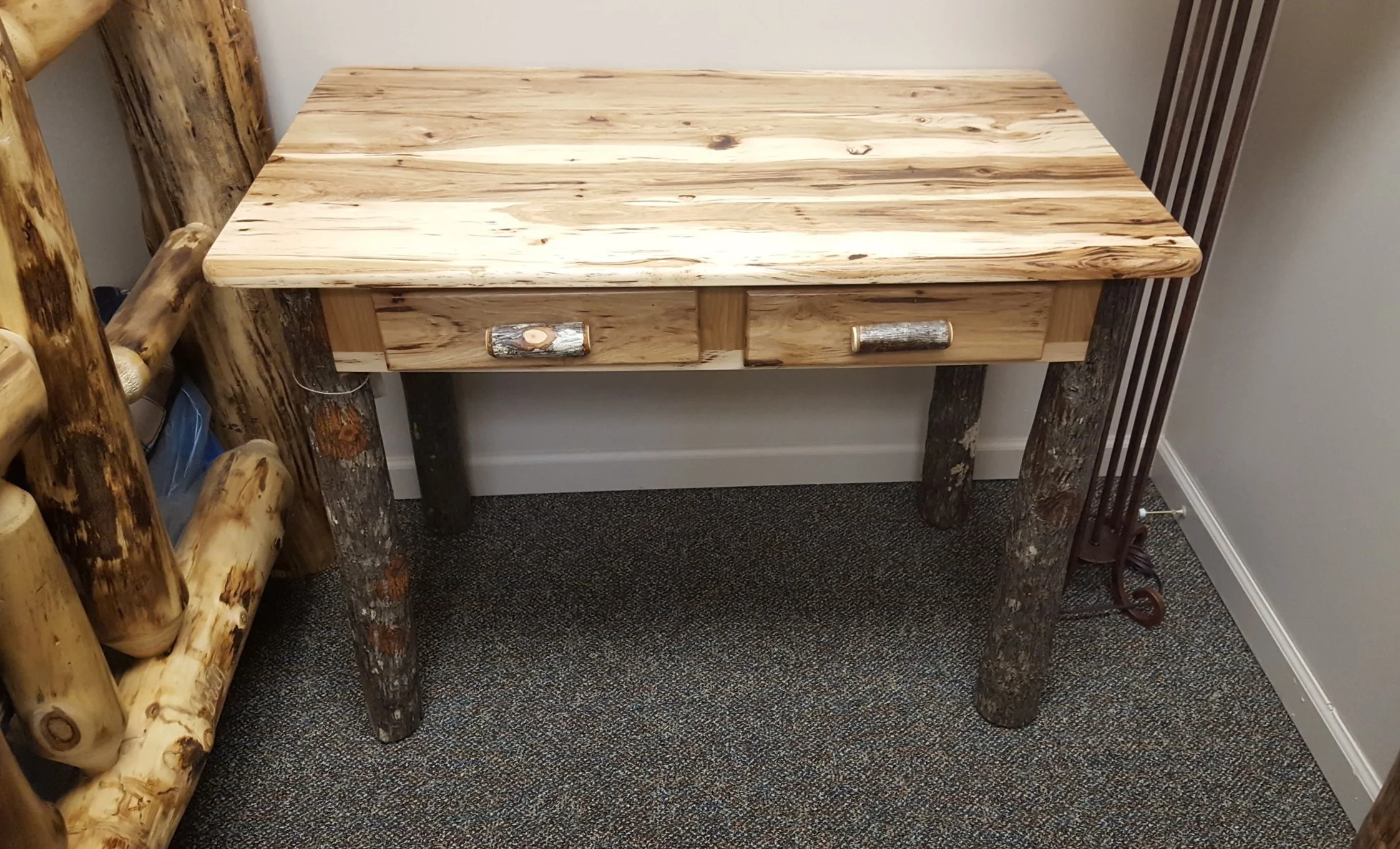 Hickory Desk — EZ Mountain Rustic Furniture