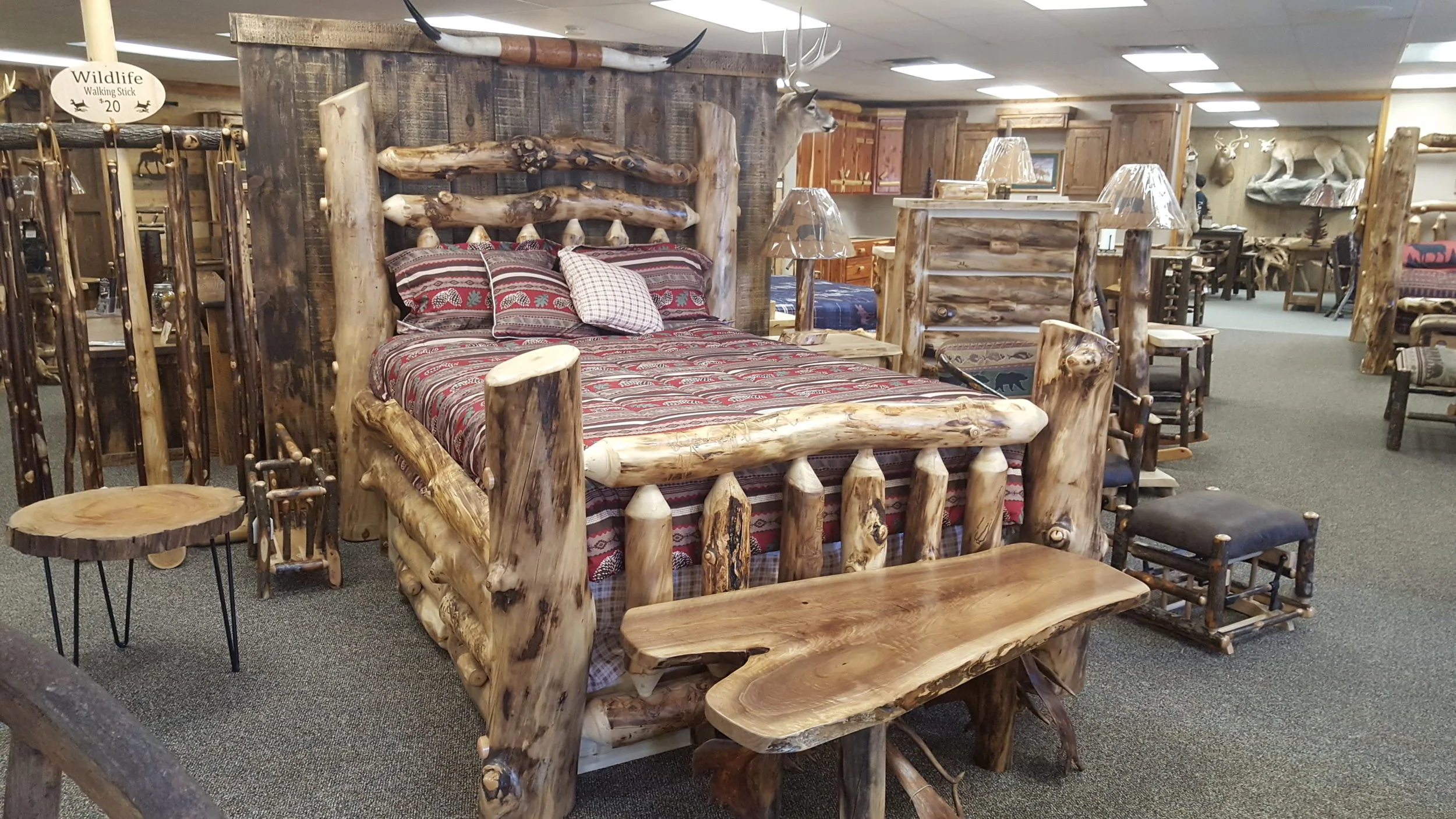 Rustic Log Furniture — EZ Mountain Rustic Furniture